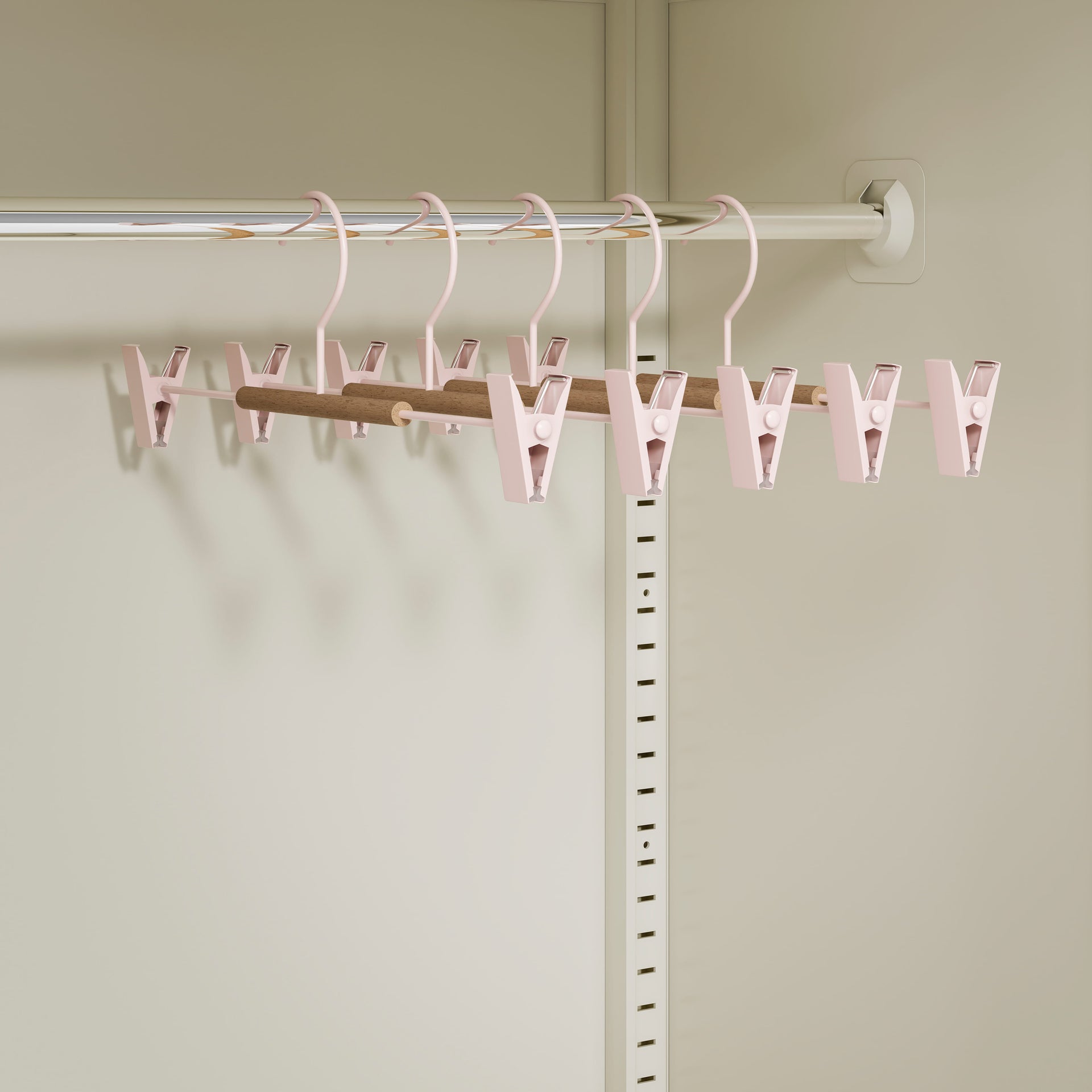 Multi Clip Hanger 5 Pack | Adult Light Pink - Urban Lockers